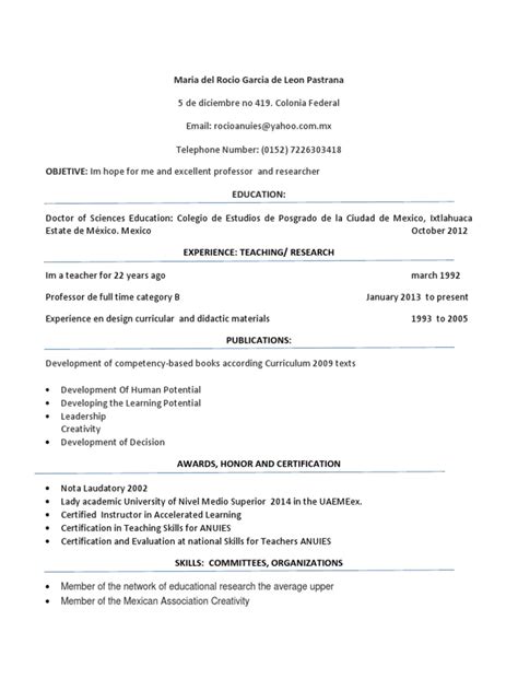 Resume 17 De June Pdf