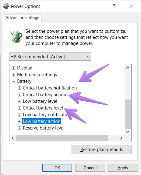 Top 5 Fixes For Windows 10 Battery Low Notification Not Working