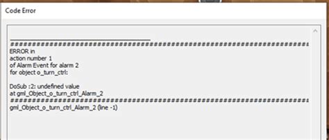 Overly Vague Error Message Rgamemaker