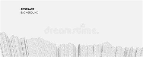 Flowing Dots Particles Wave Pattern Halftone Gradient Curve Shape