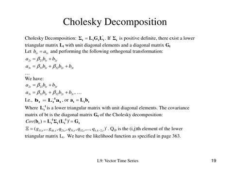 Ppt Lecture 9 Multivariate Time Series Analysis Powerpoint