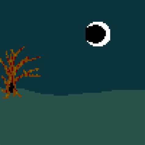 Wip Night Scene Pixel Art