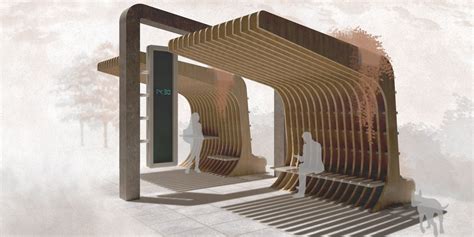 Sections In Modules Conceptual Architecture Project Bus Stop Design Architecture Design