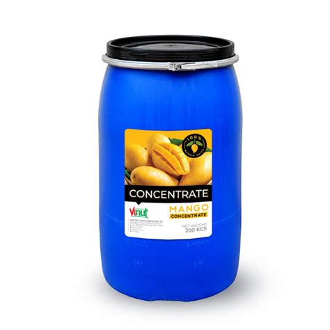 Vinut Mango Juice Concentrate 100 Juice Drum 200kg