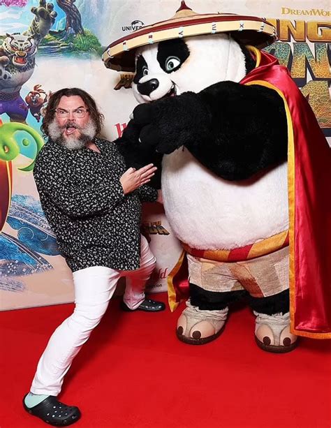Jack Black Brings Master Ping Xiao Po Energy To Kung Fu Panda 4 Premiere