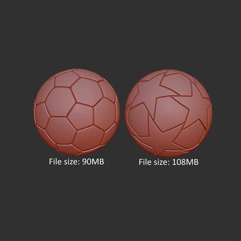 Football Soccer Stl 3d Model Relief Element CNC Router Engraver CNC