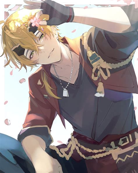 Thoma Genshin Impact Drawn By Gumilkx Danbooru