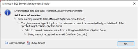 Importconvert My Date Column From Excel Into A Datetime Datatype In