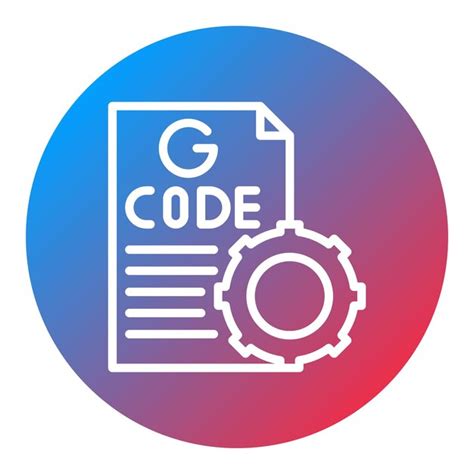 Premium Vector A White And Blue Circle With The Word Code On It