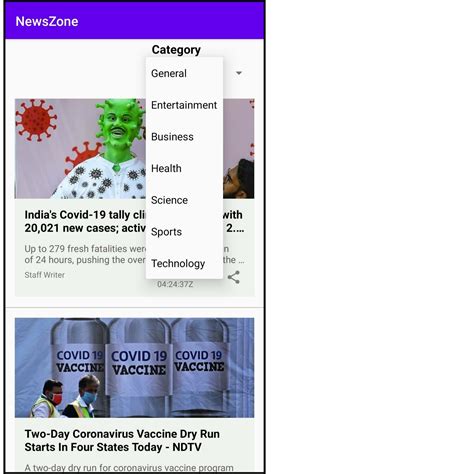 GitHub Rishabhgoyal NewsZone App This App Fetch News From API And Show Using Recycler View