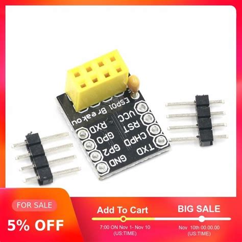 Esp 01 Esp8266 Esp 01s Model Esp8266 Serial Breadboard Adapter Lazada