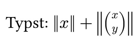 Norm Delimiter Width Inconsistent · Issue 611 · Typsttypst · Github