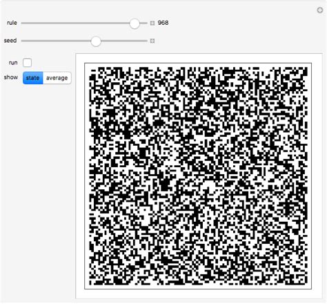 Averages Of Totalistic Automaton States Wolfram Demonstrations Project