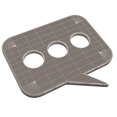Message Symbol 3d Model By Khaganfx