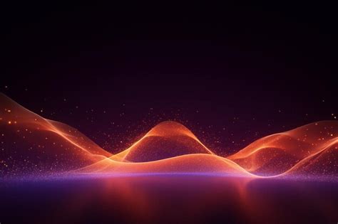 Premium Photo D Render Of An Abstract Background With Flowing Particles