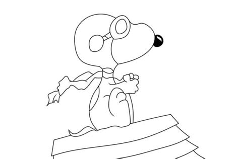 スヌーピーの絵を描く 印刷可能ぬりえ無料ダウンロード