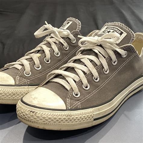 Gray Converse All Stars Depop