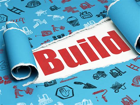 Construction Design Concept Building Red Vector Vector Building Red Vector Png And Vector