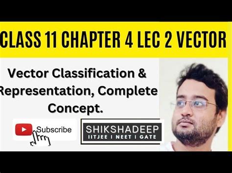 Class 11 Physics Chapt 04 Classification And Representation Of Vectors Lec4 Jee Physics