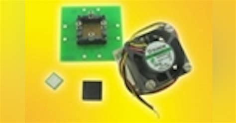 Space Saving Qfn Socket Minimizes Performance Loss Electronic Design