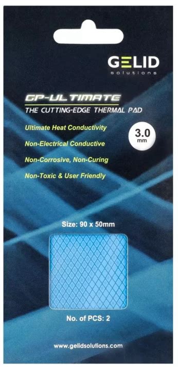 Термопад Gelid Solutions GP-ULTIMATE 90 x 50, 2 pcs | TP-VP04-E ...