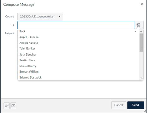 My Canvas Is Missing Option To Send Message To All Instructure Community 571010