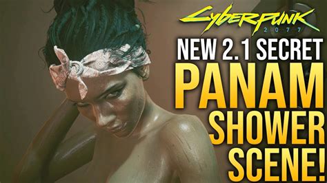 New Panam Sexy Shower Scene Secret Interactions With Update Cyberpunk Youtube