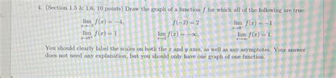 Solved Section Points Draw The Graph Of A Chegg