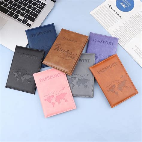 Pu Leather Card Case Cover Unisex New Simple Fashion Passpor Tiktok