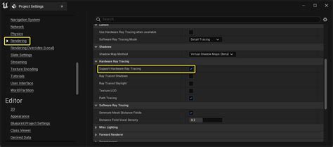 Hardware Ray Tracing In Unreal Engine Unreal Engine 50 Documentation