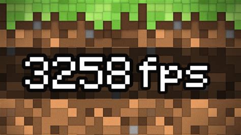 How I Got Maximum Fps In Minecraft Youtube