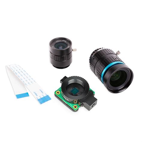 Raspberry Pi Global Shutter Camera Kit With Telescopic And Wide Angle Lens