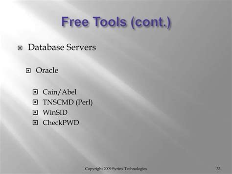 web database server best practices ppt