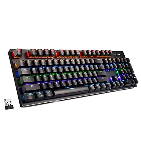 G Cord Wireless Mechanical Keyboard G Connection Led Backlit Keyboard Brown Switches Laptop