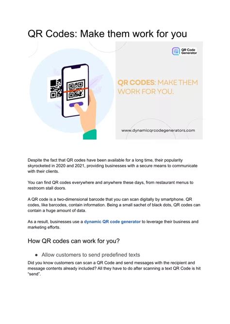 PPT QR Codes Make Them Work For You PowerPoint Presentation Free Download ID 11934386