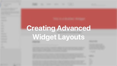 Creating Advanced Widget Layouts Yootheme Documentation Wordpress Youtube
