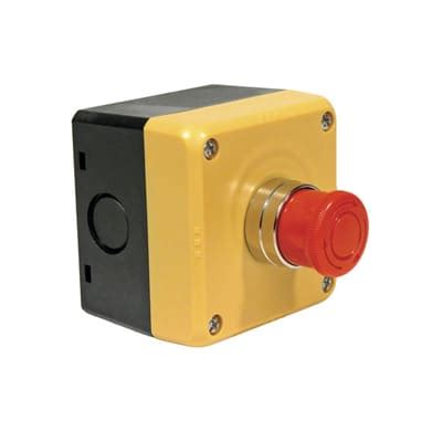 IDEC Corporation FB1W HW4B V302R SWITCH WITH ENCLOSURE 29MM PUSHLOCK TURN RESET METAL 2