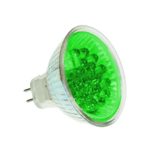 Led Mr16 Bulb Gx53 Green 20 Led Led Mr16 Coloured