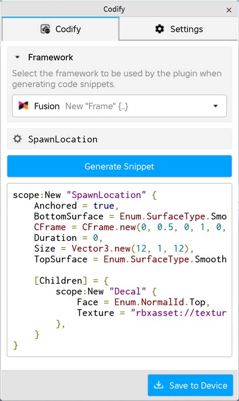 Codify Convert Anything To Luau Typescript Vide Fusion React Rojo And More Community