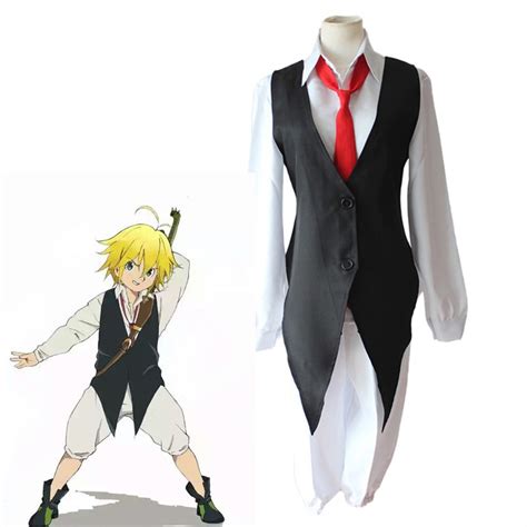 Jual Preorder The Seven Deadly Sins Meliodas Cosplay Costume Dragon Sin