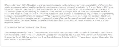 Spectrum Likes To Hide Their Unsubscribe Link Its There Just Hard To Find R Assholedesign