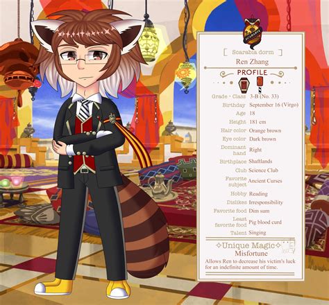 Twst Oc Profile Ren R Twistedwonderland