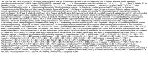 unable to add pycall to any environment general usage julia