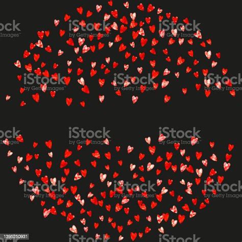 반짝이는 사랑 선물을위한 손으로 그린 국경 럭셔리 프레임 빨간 해피 페인팅 축하를위한 2 월 배경 핑크 랜덤 컨셉 로즈 러브