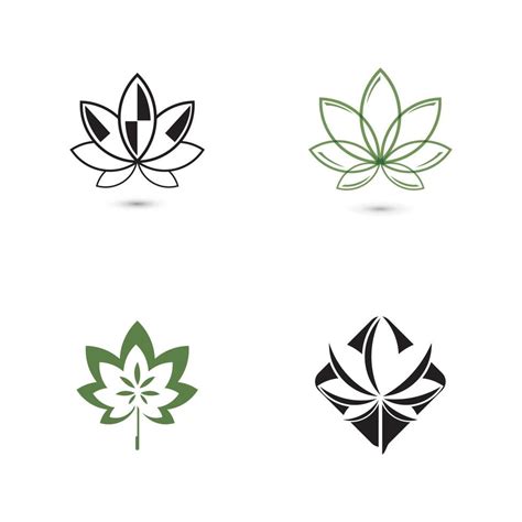 Canabis Leaf Vector Illustration Icon Design 10996004 Vector Art At