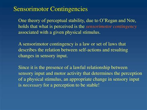 Ppt Learning Sensorimotor Contingencies Powerpoint Presentation Free Download Id 2970236