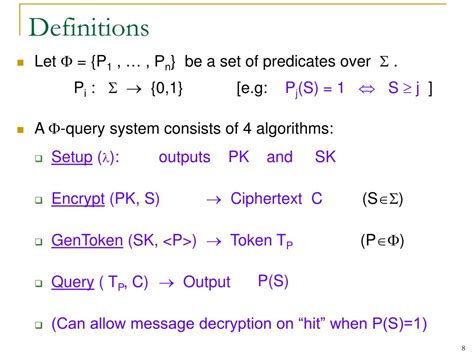 ppt conjunctive subset and range queries on encrypted data