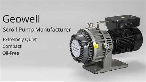 Industrial Dry Vacuum Pump Application Selection Dry Scroll Pump Quiet Oil Free Scroll