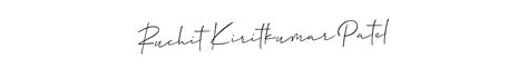 88 Ruchit Kiritkumar Patel Name Signature Style Ideas Creative E Sign