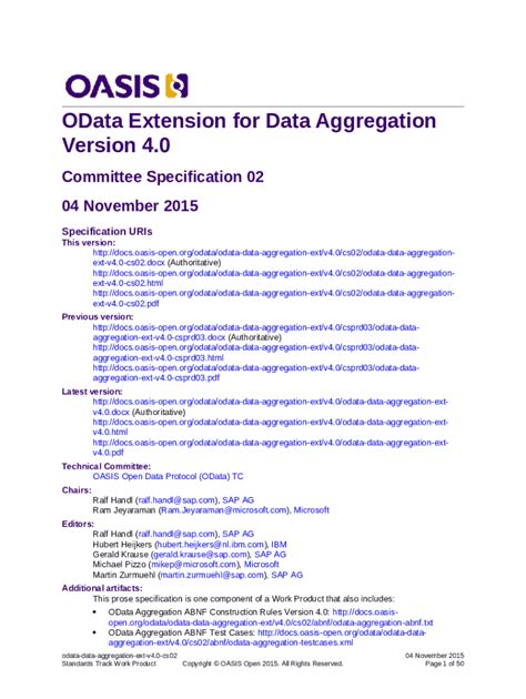 Odata Extension For Dataodata Extension For Data